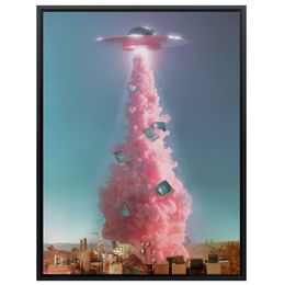 Bilderwelten Leinwandbild Multimedia Ufo