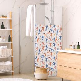 Bilderwelten Folie Duschsichtschutz | Sichtschutzfolie Dusche Matisse - T&auml;nzer Orange Blau