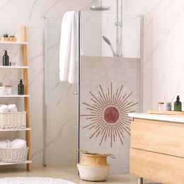 Bilderwelten Folie Duschsichtschutz | Sichtschutzfolie Dusche Boho Sonne I