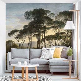 Bilderwelten Fototapete Hendrik Voogd Landschaft mit B&auml;umen in &Ouml;l