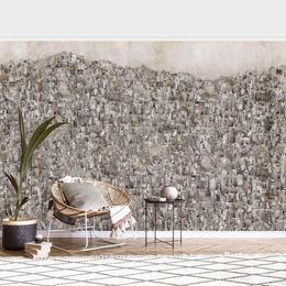 Bilderwelten Fototapete originell modern Wandtapete beige - Gro&szlig;e St&auml;dte bei Tag - Deko Wohnzimmer Schlafzimmer