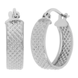 Firetti Damen Paar Creolen "Schmuck Geschenk Silber 925 Ohrschmuck Ohrringe", Silber 925 (Sterlingsilber), silber, Silber 925 (Sterlingsilber),