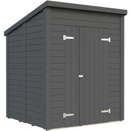 Ger&auml;tehaus Palmako, grau, Massivholz, Garten, Ger&auml;teh&auml;user, "Leif"