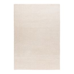 Teppich Kayoom, B:120cm H:30mm L:170cm, beige, Polyester, Wohnzimmer, Teppiche, "Tresor 525", Hochflor, Langflor, uni, Wohnzimmer