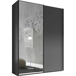 Schwebet&uuml;renschrank STAUD, B:225cm H:222cm T:68cm, schwarz, Holzwerkstoff, Schr&auml;nke, "Sinfonie Plus, edles Design in hochwertiger Qualit&auml;t, Made in