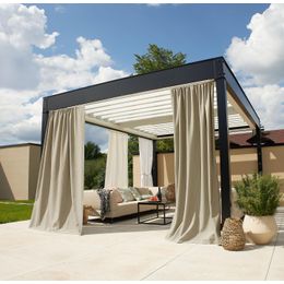 Neutex for you! Vorhang nach Ma&szlig; NEUTEX FOR YOU, B:152cm H:270cm, beige, Jacquard, Obermaterial: 100% Polyacryl, Gardinen nach Ma&szlig;, "Outdoorvorhang SOLERO", Uni