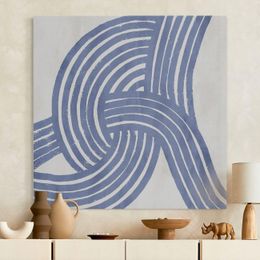 Bilderwelten Akustikbild Knoten blau