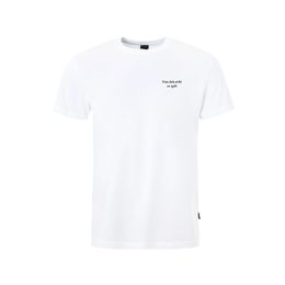Kleinigkeit T-Shirt 'Sh&ouml;rt Freu Dich' Herren Gr&ouml;&szlig;e L wei&szlig;