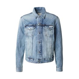 Calvin Klein Jeans Jacke 'Classic Trucker' Herren Gr&ouml;&szlig;e S blue denim Sommerjacke