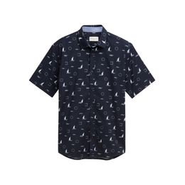 Tom Tailor Button Up Shirt male size M Blue / Navy