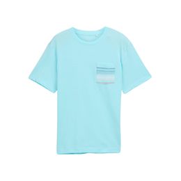 Tom Tailor T-Shirt Herren Gr&ouml;&szlig;e M blau / t&uuml;rkis