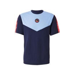 Nike Sportswear Shirt male size L Navy / Light blue / Red / White