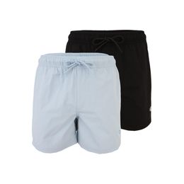 Jack & Jones Jack & Jones Badeshorts 'JPSTMaui Tropic' Herren Gr&ouml;&szlig;e S pastellblau / schwarz