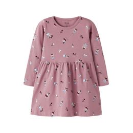 name it Kleid 'NMFVilisa' M&auml;dchen Gr&ouml;&szlig;e 104 hellblau / mauve / weinrot / wei&szlig;