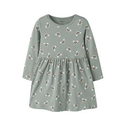 name it Kleid 'NMFVILISA' M&auml;dchen Gr&ouml;&szlig;e 92 senf / jade / altrosa