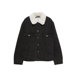 Pull&Bear Pull&bear Jacke Herren Gr&ouml;&szlig;e L black denim Sommerjacke