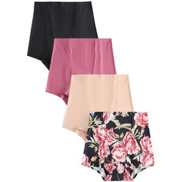 next Panty Damen Gr&ouml;&szlig;e L beige / pink / schwarz