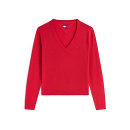 Tommy Jeans Pullover 'ESSENTIAL' Damen Gr&ouml;&szlig;e XL rot