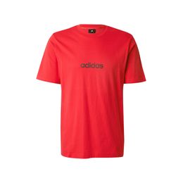 adidas Sportswear T-Shirt 'Essentials' Herren Gr&ouml;&szlig;e XL knallrot / schwarz