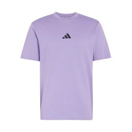 adidas Sportswear Funktionsshirt 'Essentials' Herren Gr&ouml;&szlig;e M lavendel / schwarz