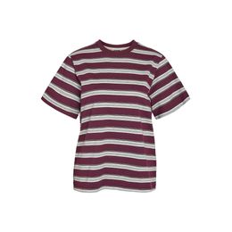 Noisy may T-Shirt 'NMEmber' Damen Gr&ouml;&szlig;e M grau / cyclam / schwarz / wei&szlig;