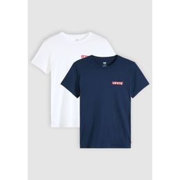 Levi's LEVI'S Shirt male size XS Navy / Blood red / White