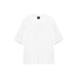 Pull&Bear Pull&bear T-Shirt Herren Gr&ouml;&szlig;e XS greige / schwarz / wei&szlig;