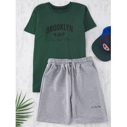 Trendyol Set Jungen Gr&ouml;&szlig;e 110/116 graumeliert / dunkelgr&uuml;n / schwarz