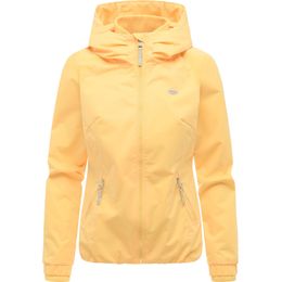 Ragwear Performance Jacket 'Dizzie' female size 6XL Light yellow