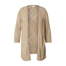 Only Carmakoma Knit Cardigan 'CARPAMELA' female size 7XL Beige