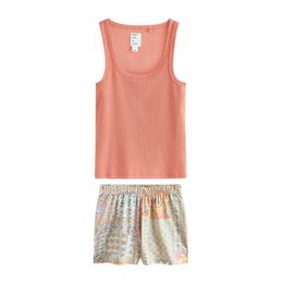 next Shorty Damen Gr&ouml;&szlig;e XL hellblau / gelb / pfirsich / hellpink Sommerkleid