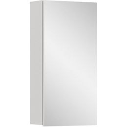 Spiegelschrank Welltime, B:38cm H:77cm T:18cm, wei&szlig;, FSC-zertifizierter Holzwerkstoff, Badezimmer, Schr&auml;nke, "BIEL, Breite 38 cm, 1 T&uuml;r, 2