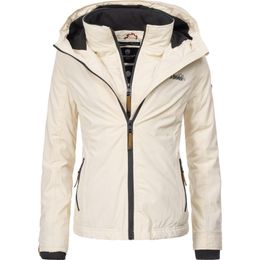 Marikoo Jacke 'Erdbeere' Damen Gr&ouml;&szlig;e S creme / schwarz