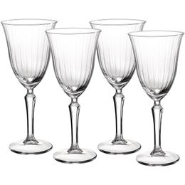 Ritzenhoff & Breker Wei&szlig;weinglas "Perpetuo", &Oslash; 9cm x 21cm, 330ml, 4 Stk., transparent, RITZENHOFF & BREKER, Trinkgef&auml;&szlig;e, 4er Set, je 330 ml