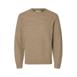Selected Pullover 'SLHRoss' Herren Gr&ouml;&szlig;e 4XL/5XL dunkelbeige
