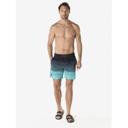 Koroshi Badeshorts Herren Gr&ouml;&szlig;e S aqua / anthrazit