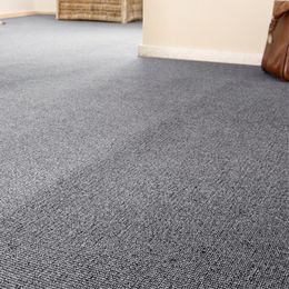 ANDIAMO Teppichboden "Luton, Feinschlinge, Gesamth&ouml;he 6 mm, Luxusklasse LC1", B : 400cm 1 Stk., L: 600cm, grau, Schlafzimmer, Teppiche, meliert,