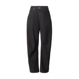 adidas originals Jeans 'HIGH RISE BARREL LEG DENIM' Damen Gr&ouml;&szlig;e 33 hellgrau / black denim