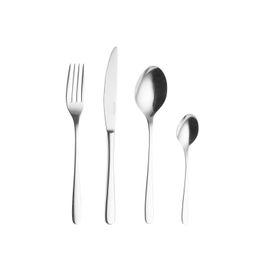 Besteck-Set "Essential Besteckset", 24, silber, LIKE. BY VILLEROY & BOCH, Essbesteck-Sets, Gefertigt aus pflegeleichtem, rostfreiem Edelstahl