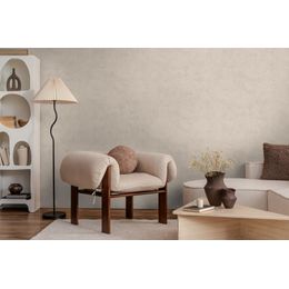 A.S. Cr&eacute;ation A.S. CR&Eacute;ATION Vliestapete "Schlichte Tapete in feiner Leinenstruktur", B/L: 0,53m x 10,05m, Rollen: 1, beige, Wohnzimmer, Tapeten, Zarte Struktur f&uuml;r
