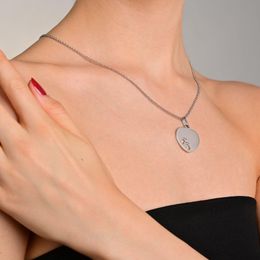 Adelia&acute;s ADELIA ́S Damen Kettenanh&auml;nger "Anh&auml;nger &ndash; Herz Gravuranh&auml;nger aus Edelstahl", Edelstahl, silber, Edelstahl, Schmuckanh&auml;nger, Ideal als Geschenk zum