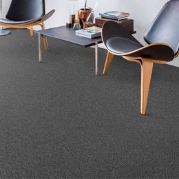 ANDIAMO Teppichboden "Tulsa, Schlinge, Gesamth&ouml;he 6 mm, Luxusklasse LC1", B : 400cm 1 Stk., 6mm, L: 300cm, grau, Schlafzimmer, Teppiche, meliert,
