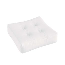 Pouf Karup Design, B:70cm H:22cm T:70cm, wei&szlig;, Acryl, Outdoor, Poufs, "More Pouf out , Sitzhocker, Bodenkissen, Chillkissen, Relaxkissen", Outdoor