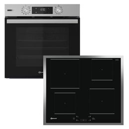 Bauknecht Backofen-Set "BAKO 780 Steam IND IN", schwarz, Herdsets, GentleSteam &ndash; f&uuml;r ein saftiges Inneres und ein knuspriges &Auml;u&szlig;eres