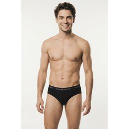 Herren Slip "3P BRIEF DTM", Tommy Hilfiger Underwear, Gr. Sschwarz, schwarz, schwarz, Jersey, Obermaterial: 95% Baumwolle, 5% Elasthan, Unterhosen,