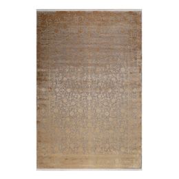 Teppich Esprit, B:160cm H:7mm L:230cm, braun, Viskose, Wohnzimmer, Teppiche, "Florida", Kurzflorteppich, gewebt, Vintage, retro, edel, orientalisch