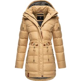 Navahoo Damen Steppmantel "Daliee", beige, Gr. XXL, Oberstoff: 100% Polyester. Futter: 100% Polyester. Wattierung: 100% Polyester. &Auml;rmelfutter: 100%