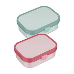 Mepal Lunchbox "Brotdosen mit Einsatz & Gabel Campus 700 ml 2er Set", bunt, Lebensmittelaufbewahrungsbeh&auml;lter