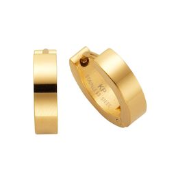 Firetti Damen Paar Creolen "Schmuck Geschenk Basic, &Oslash; 14 mm", 14mm, Edelstahl, gold, Edelstahl, Ohrringe