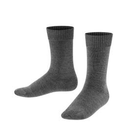 Falke Damen Socken "Comfort Wool", Gr. 39, grau, Obermaterial: 70% Schurwolle WV. 16% Polyamid PA. 12% Baumwolle CO. 2% Elasthan EL., glatt, Socken